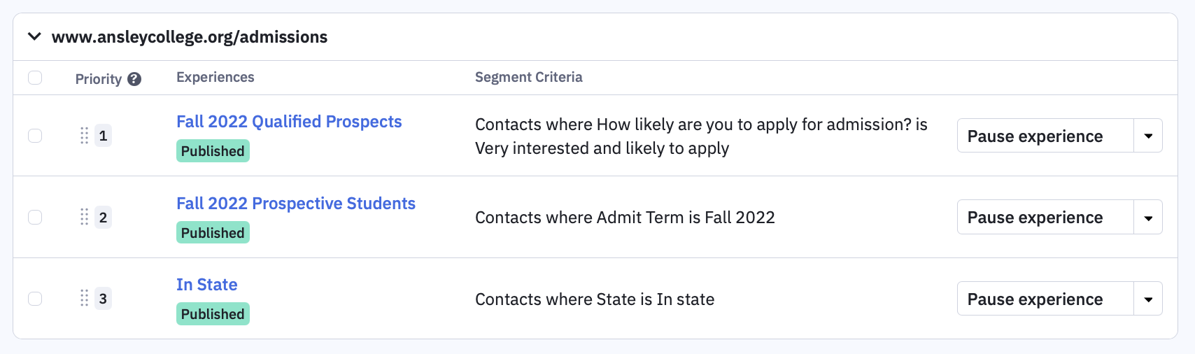 Overview of the Web Personalization tool – eduConverse